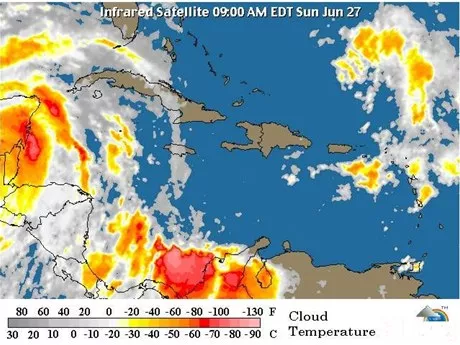 Meteorología pronostica lluvias dispersas con tronadas y ráfagas de vientos