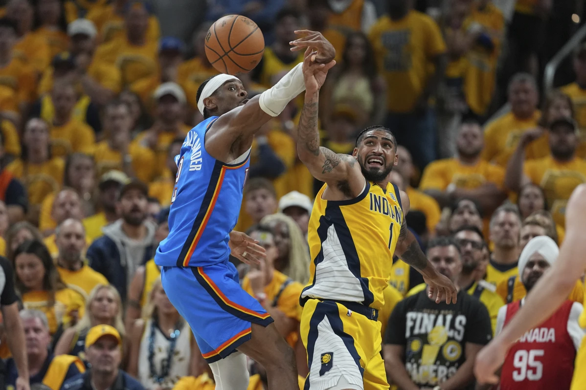 Thunder remonta para vencer a Pacers 111-104 y empatar las Finales