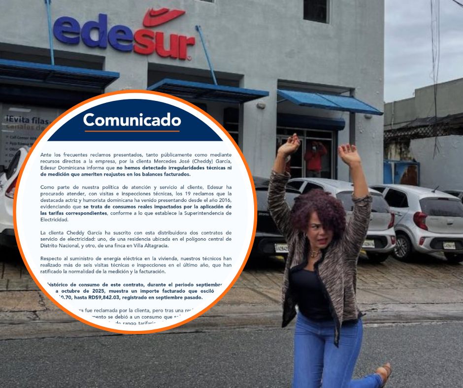 Edesur responde a Cheddy García: no se detectaron ni fallas técnicas ni ...
